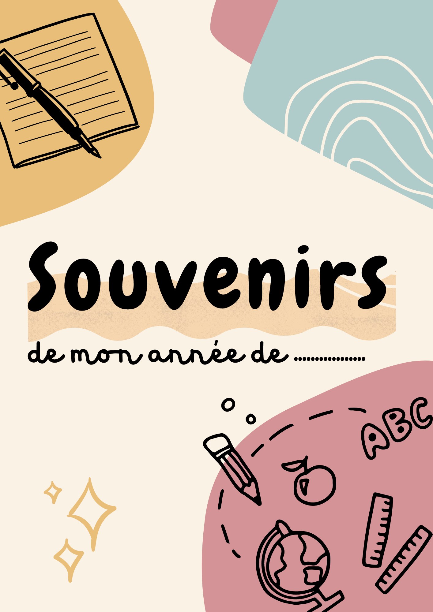 Livret souvenirs pour la fin d'année - Maîtresse Hérisson