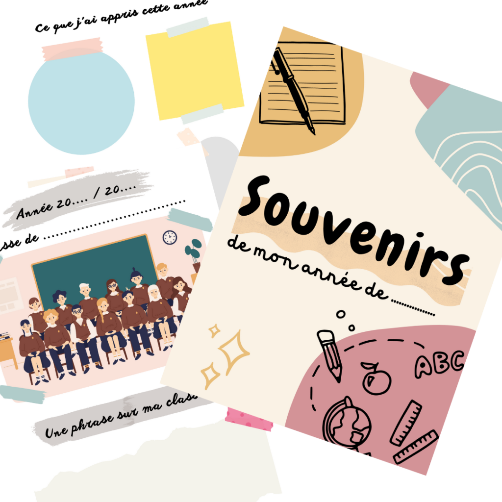 Livret souvenirs pour la fin d'année - Maîtresse Hérisson